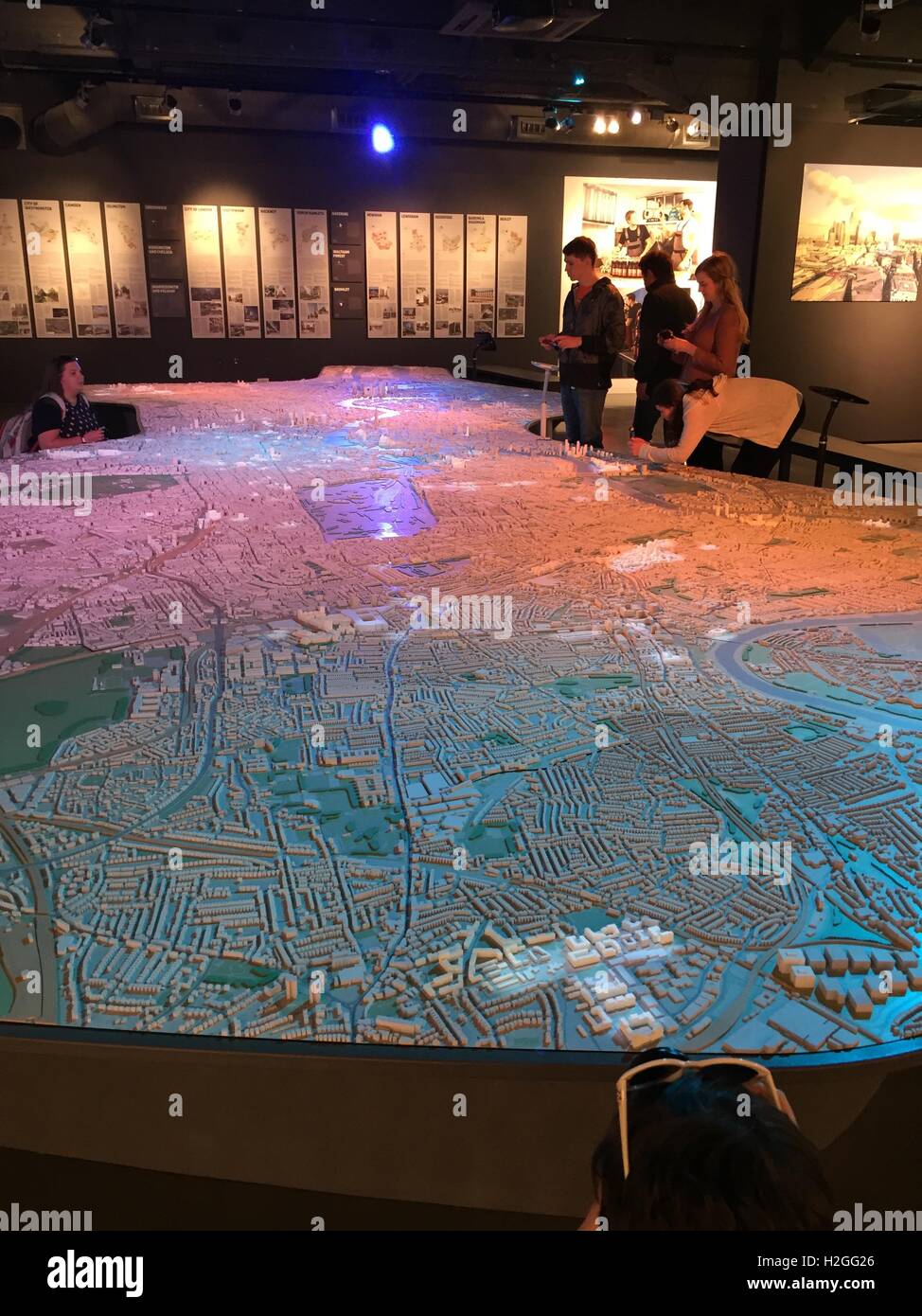 City Replica, Model, Thames River Stock Photo - Alamy