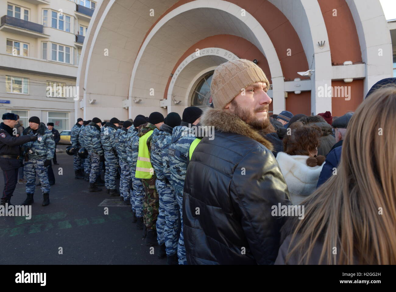 Police cordon at the metro station Stock Photo - Alamy