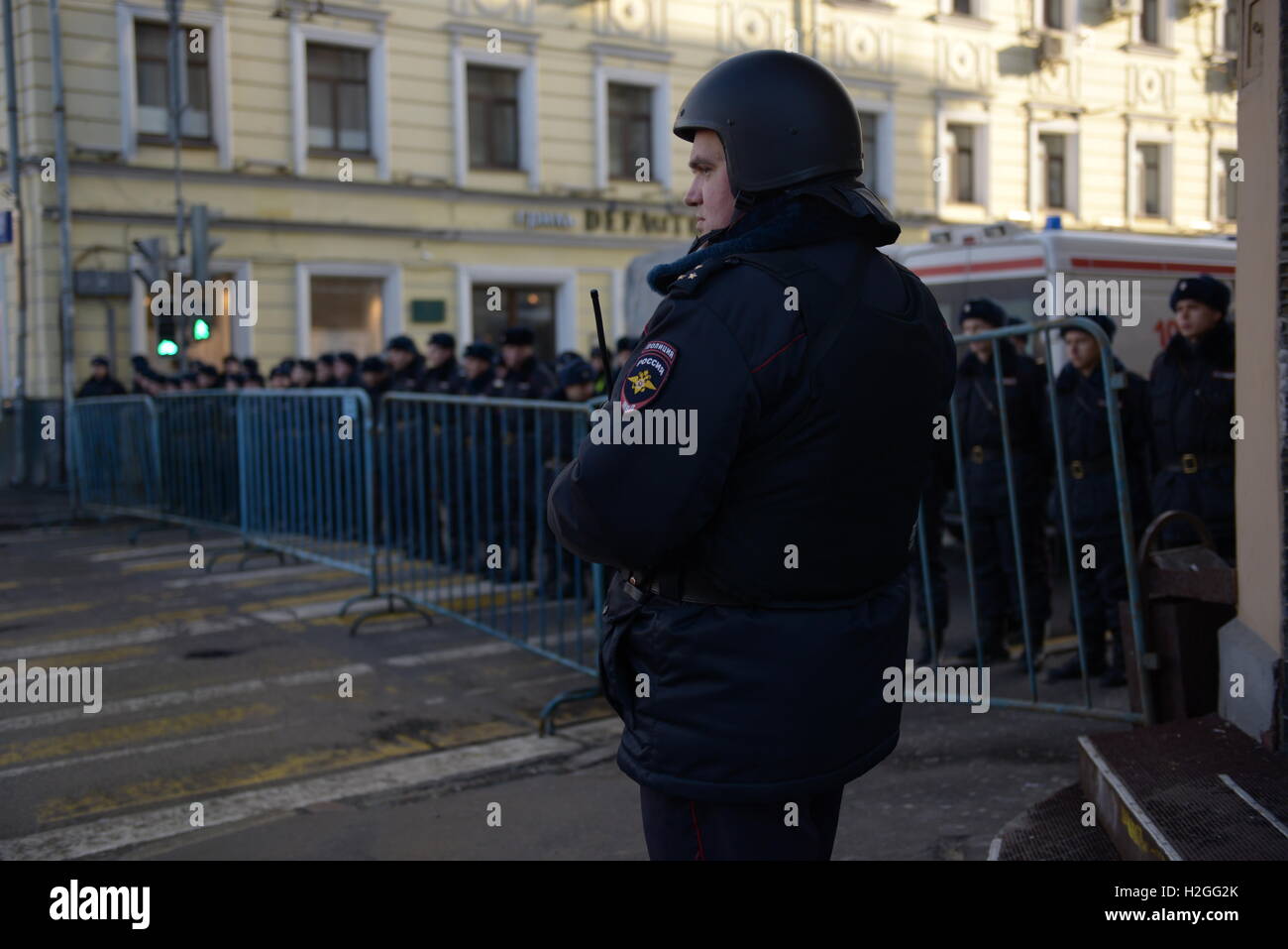 Russian police hi-res stock photography and images - Alamy
