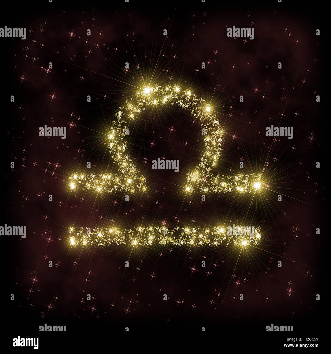 Libra constellation hi-res stock photography and images - Alamy