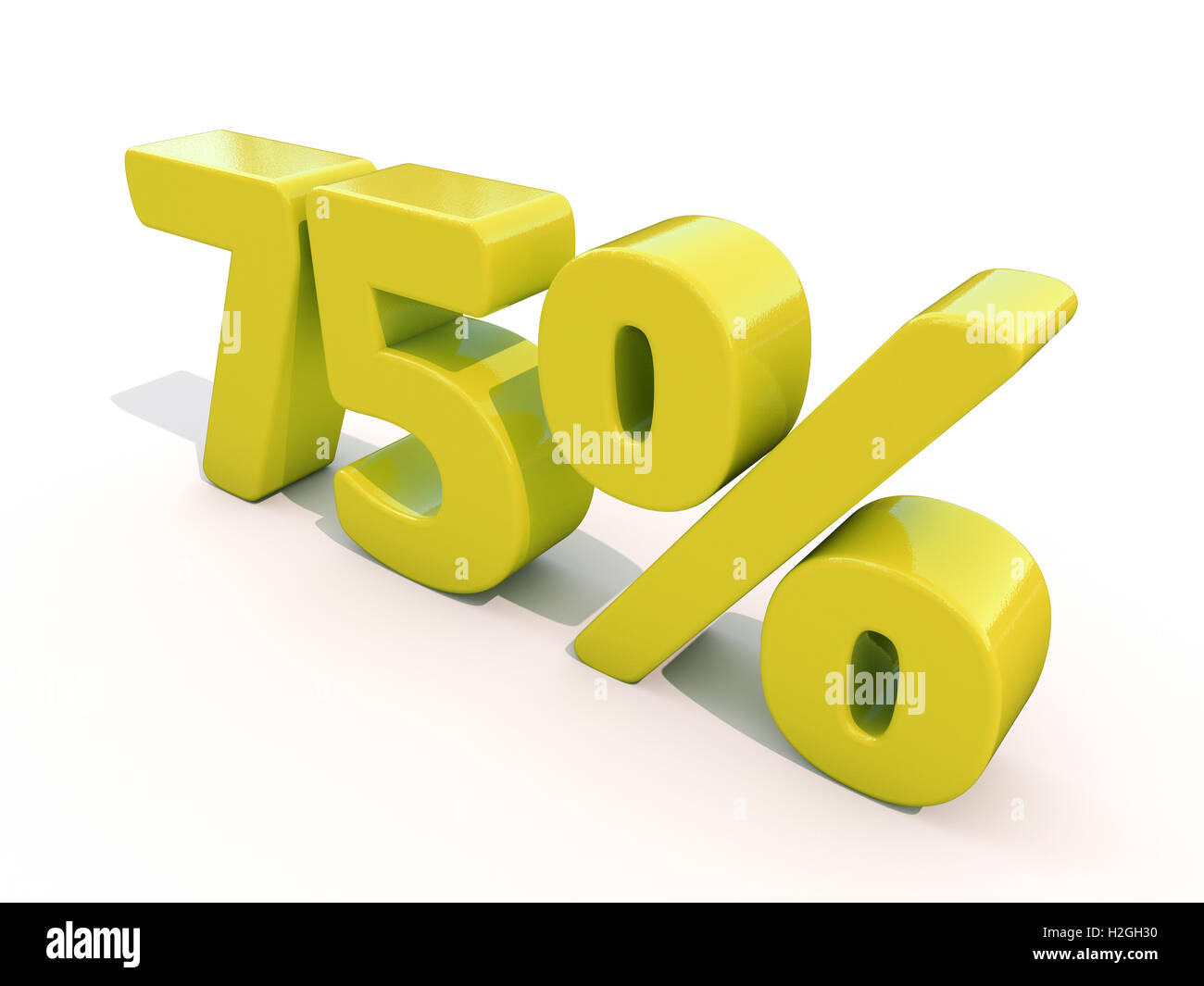 Percentage rate icon on a white background Stock Photo - Alamy