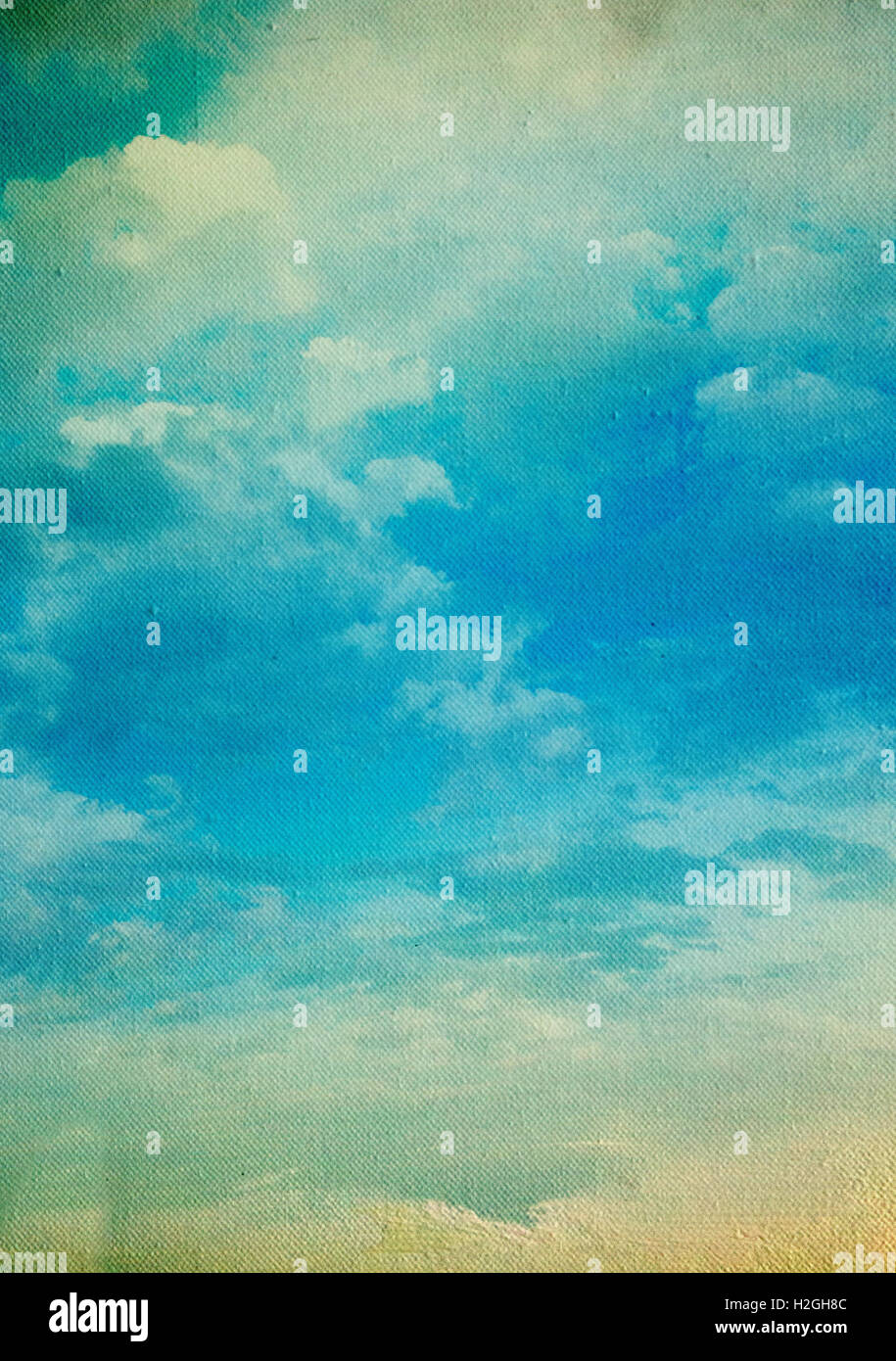 Retro sky hi-res stock photography and images - Alamy