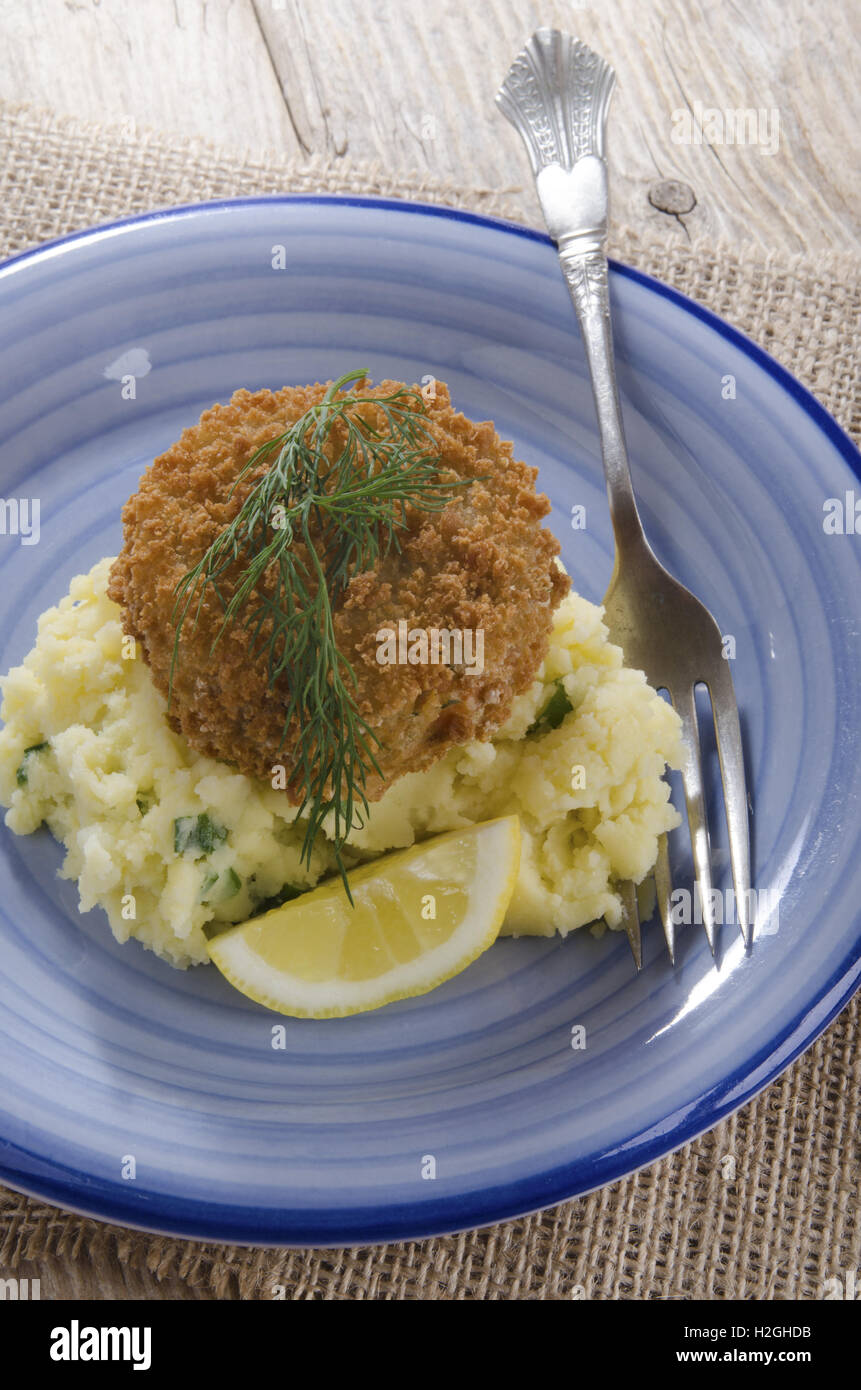 Breadcrumb Fish Cake High Resolution Stock Photography and Images - Alamy
