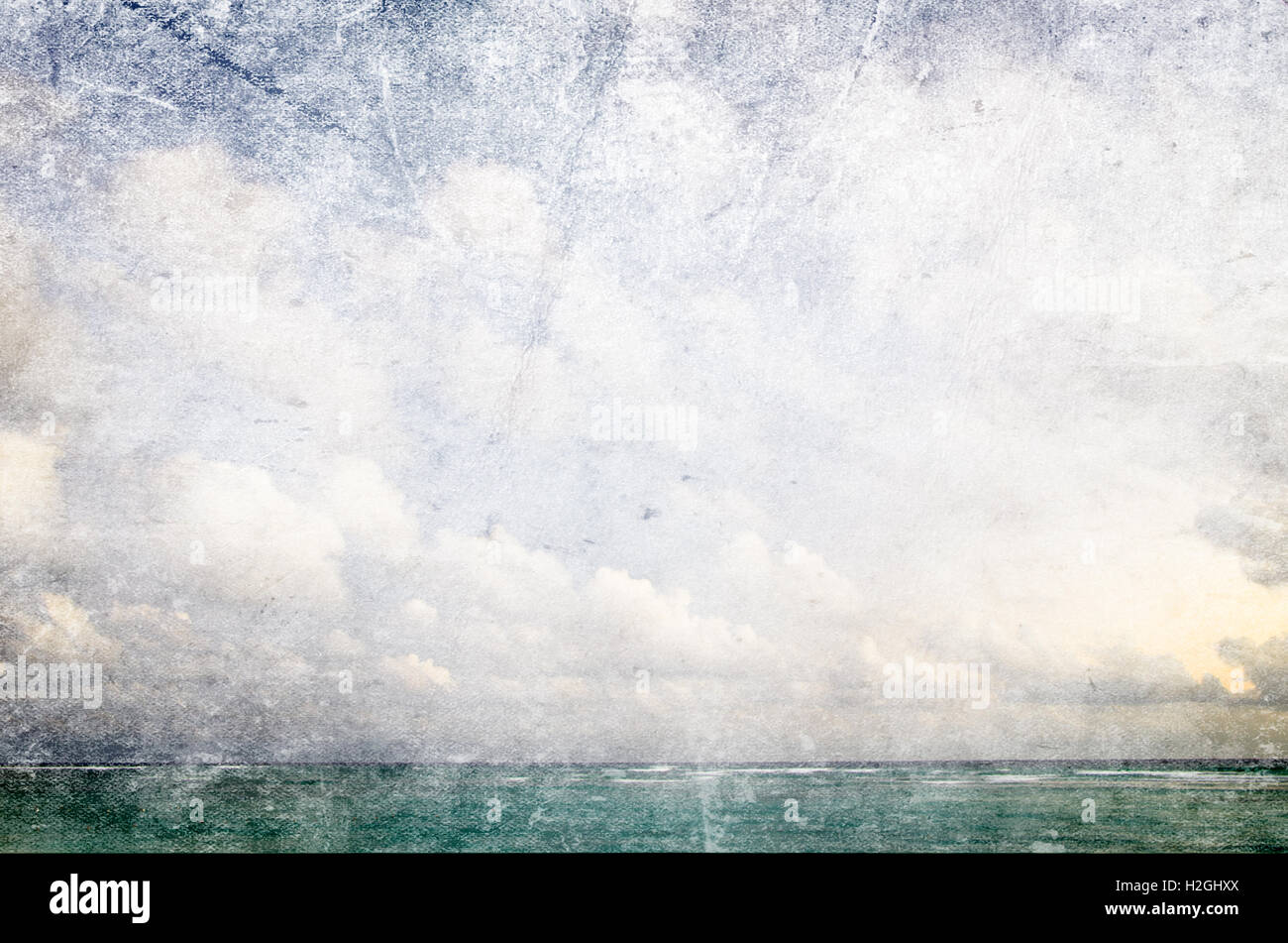 grunge tropical beach Stock Photo - Alamy