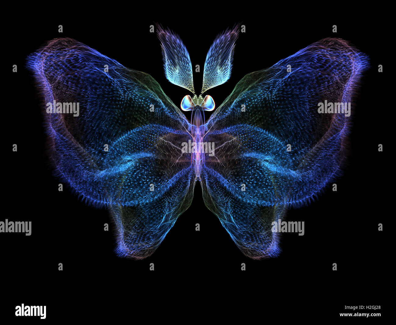 Fractal animal hi-res stock photography and images - Alamy