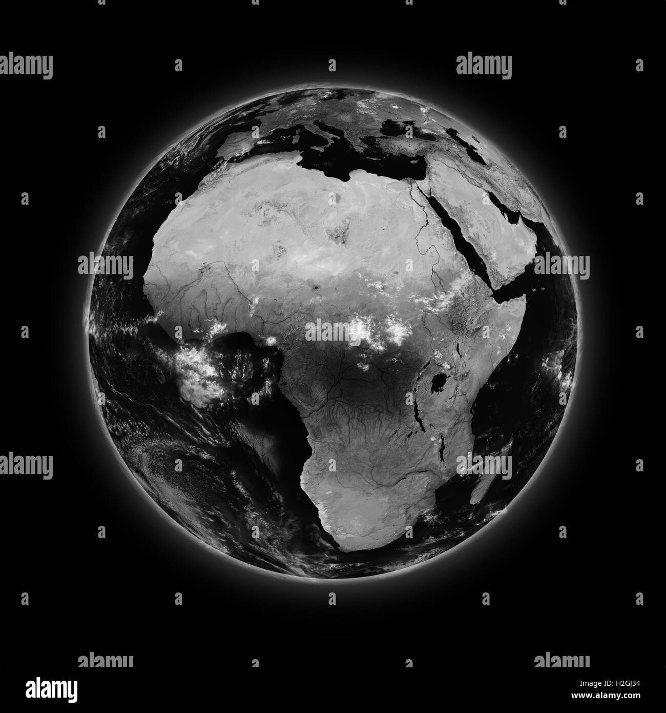 Continent map hi-res stock photography and images - Alamy