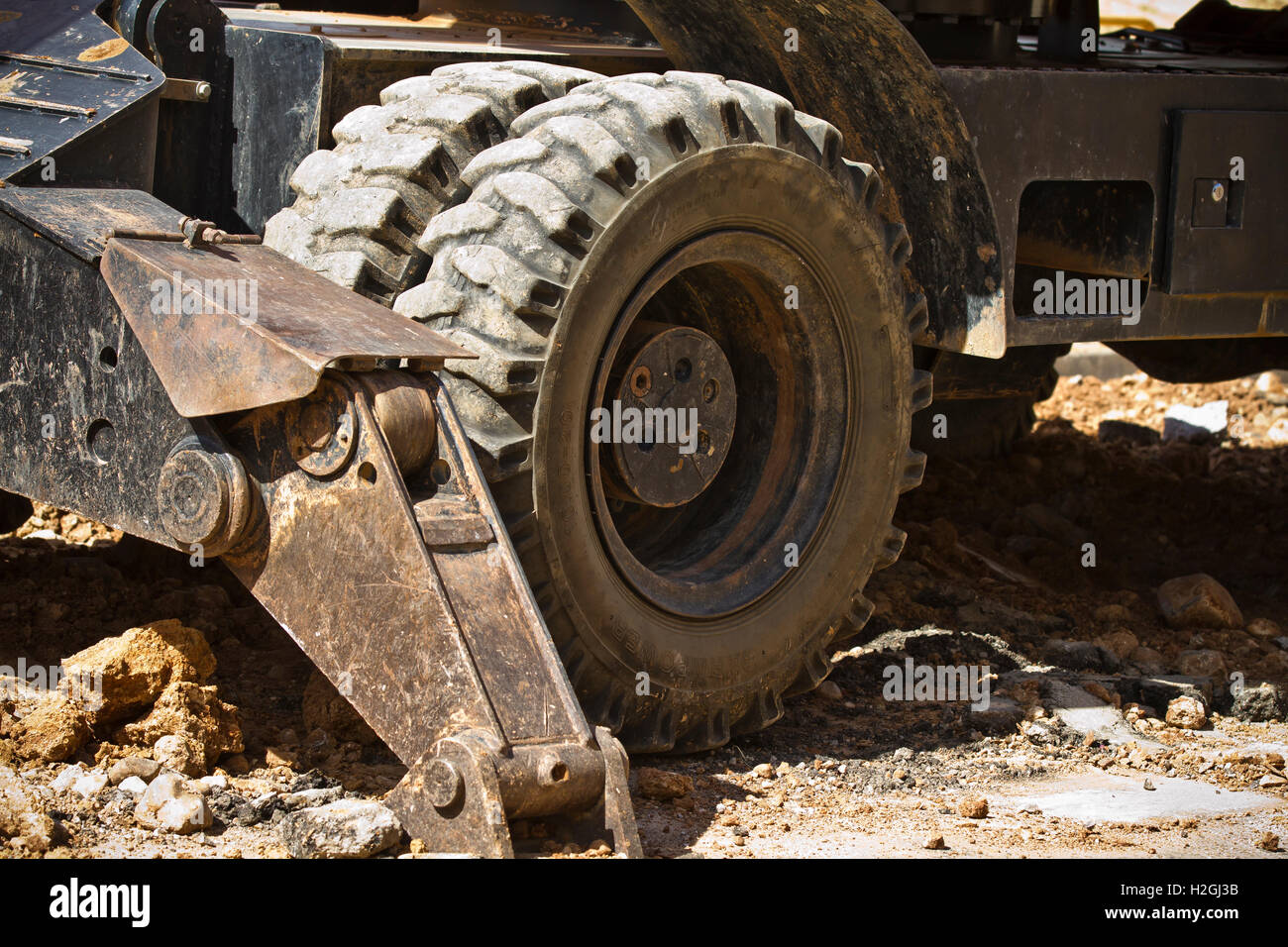 Blue wheel loader hi-res stock photography and images - Alamy
