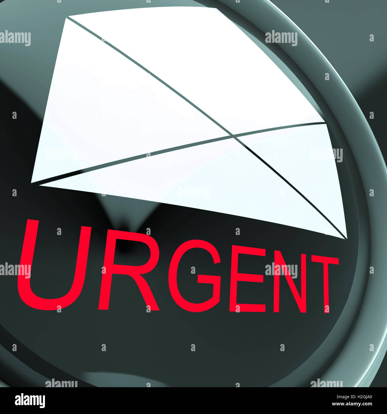 Urgent mail envelope hi-res stock photography and images - Alamy