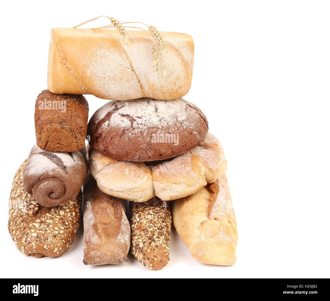 Different types of bread Stock Photo - Alamy