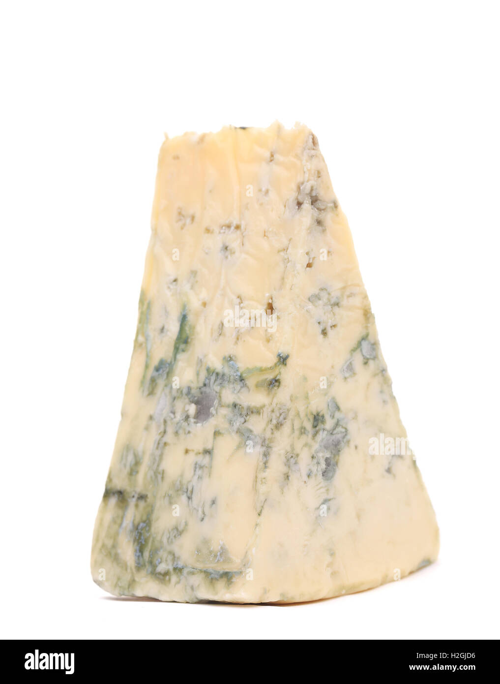 Slice of dor blue cheese Stock Photo - Alamy