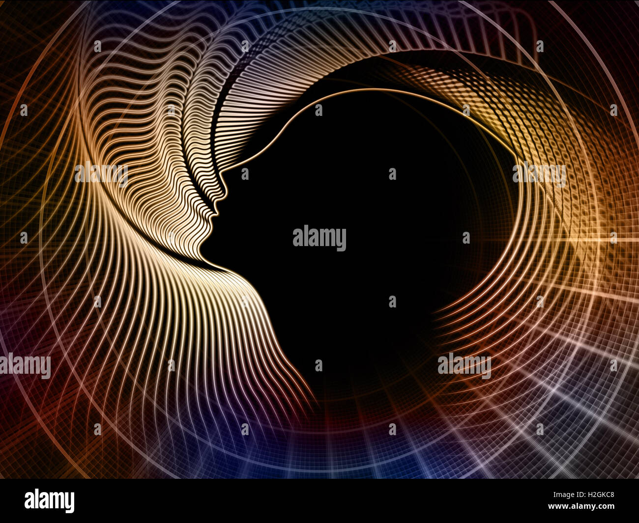 Soul Geometry Metaphor Stock Photo - Alamy