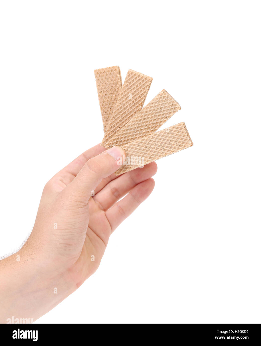 Hand holds wafers hi-res stock photography and images - Alamy