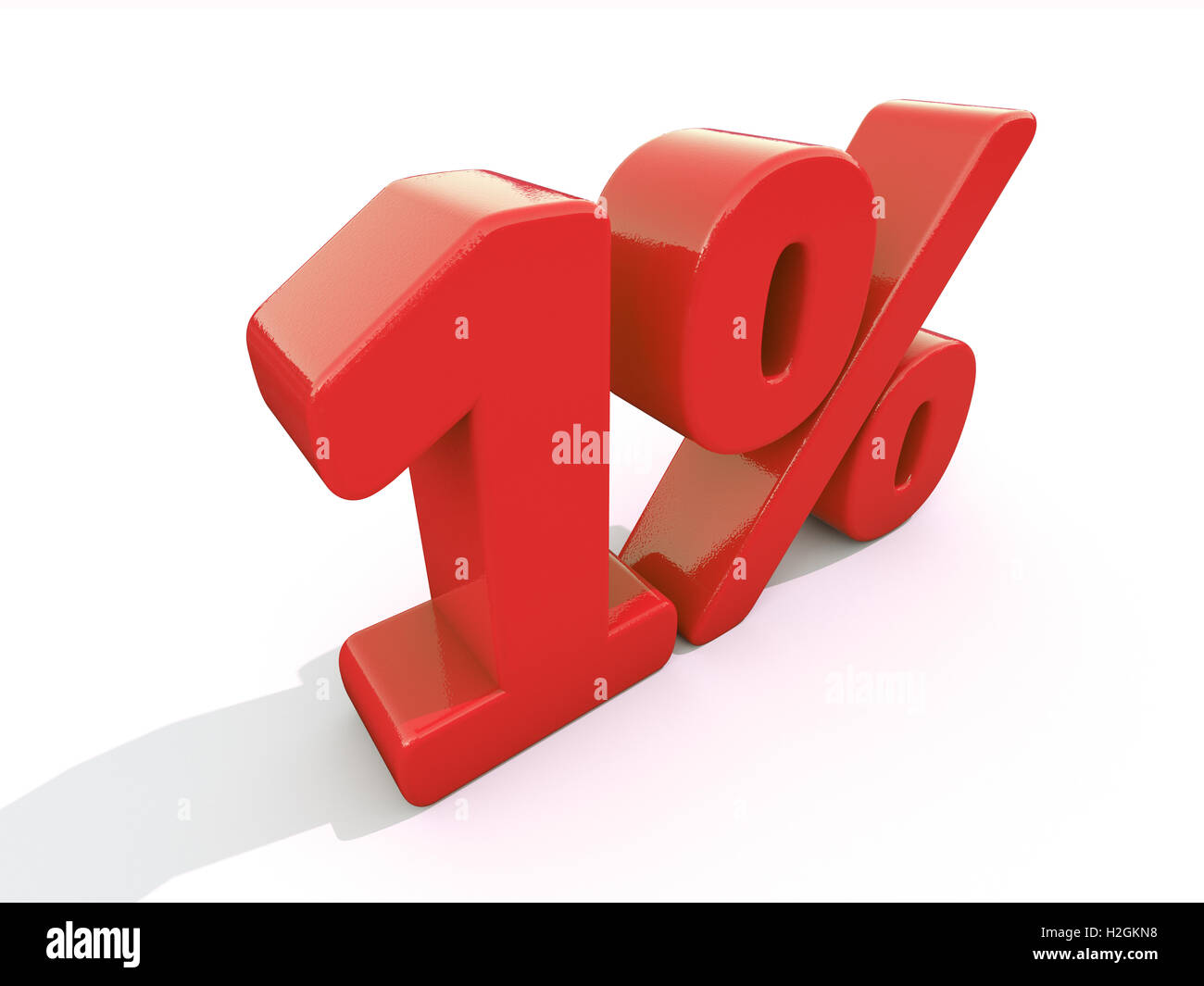 Percentage rate icon on a white background Stock Photo - Alamy