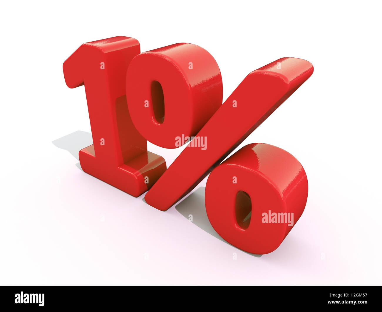 Percentage rate icon on a white background Stock Photo - Alamy