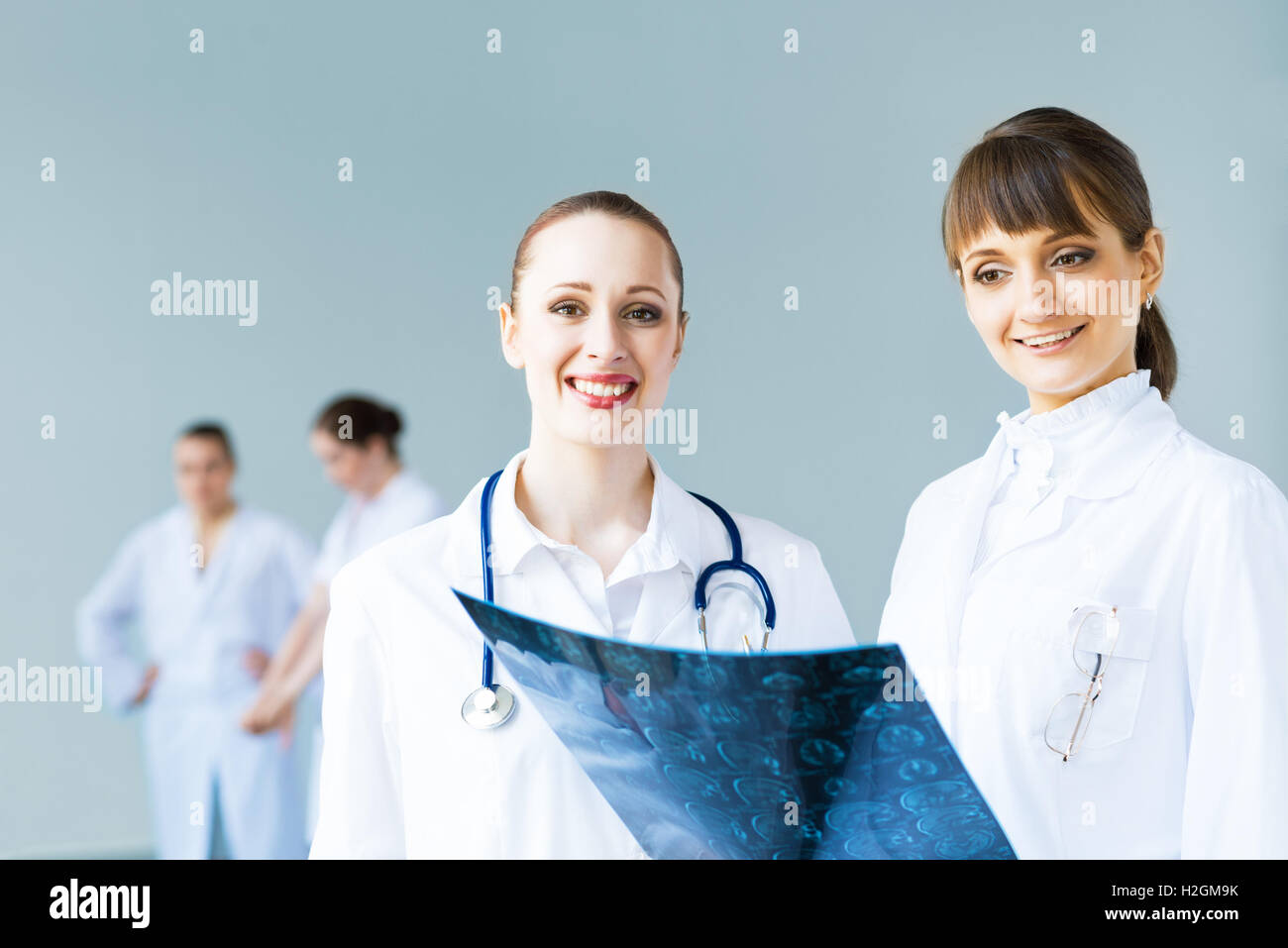 image of two doctors Stock Photo - Alamy