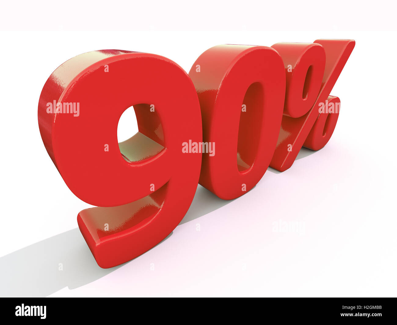 Percentage rate icon on a white background Stock Photo - Alamy
