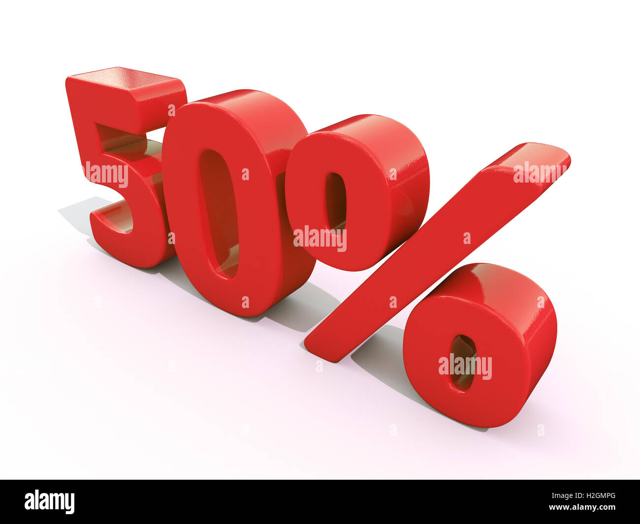 Percentage rate icon on a white background Stock Photo - Alamy