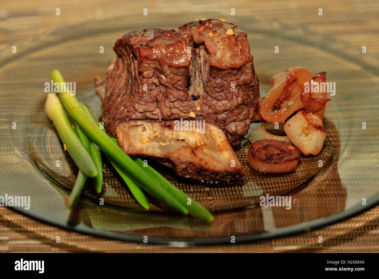 Roast red beef meat Stock Photo - Alamy