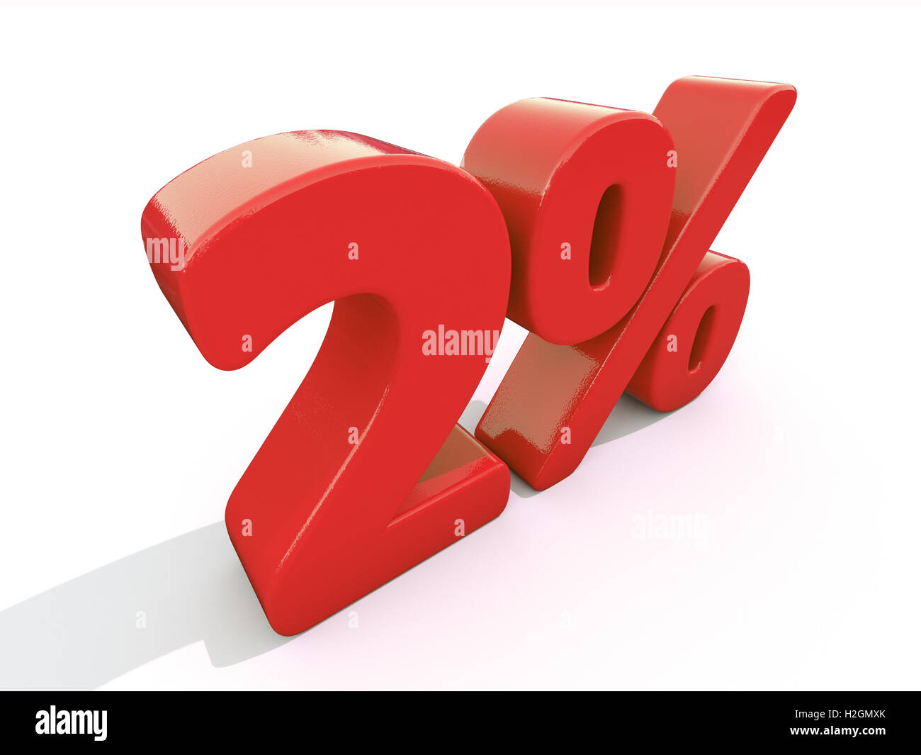 Percentage rate icon on a white background Stock Photo - Alamy