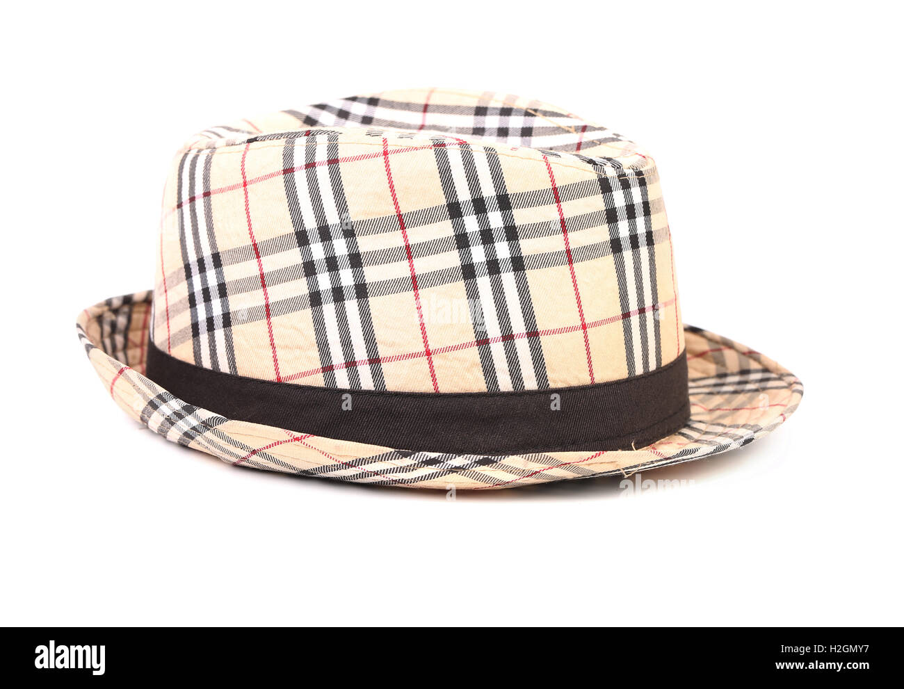Stylish gray man's hat Stock Photo - Alamy