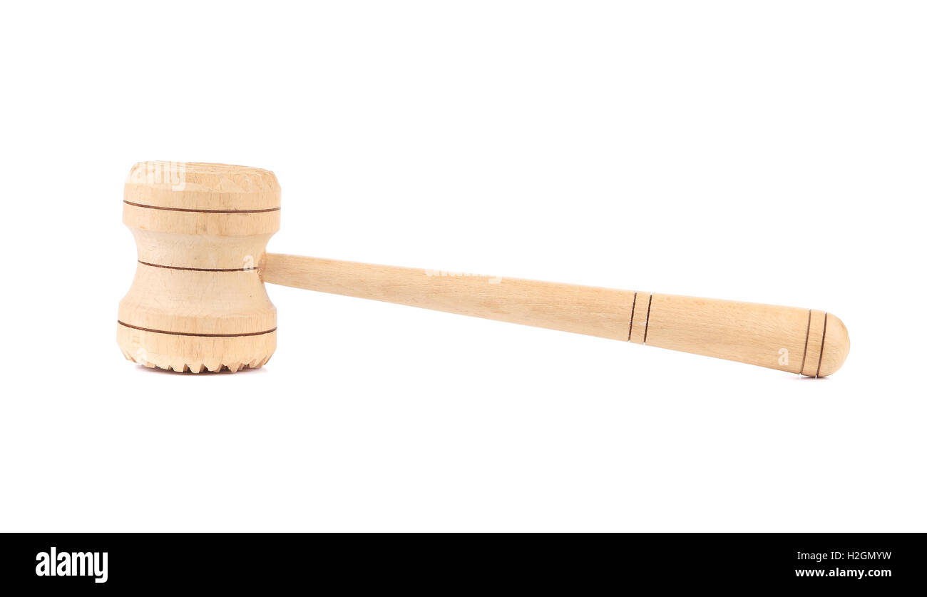Wooden meat mallet Stock Photo - Alamy