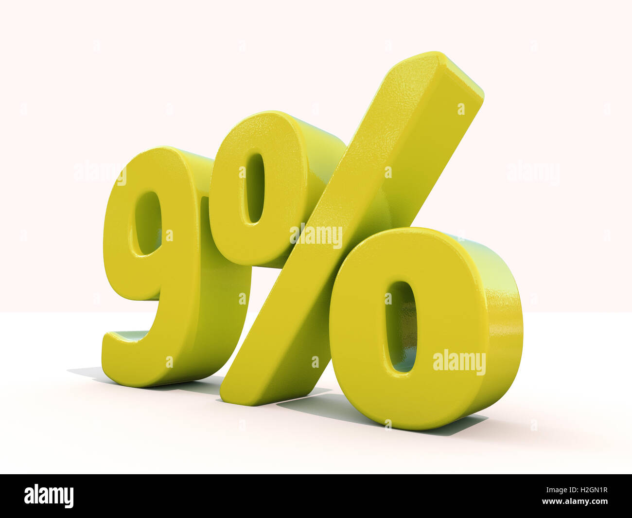Percentage rate icon on a white background Stock Photo - Alamy