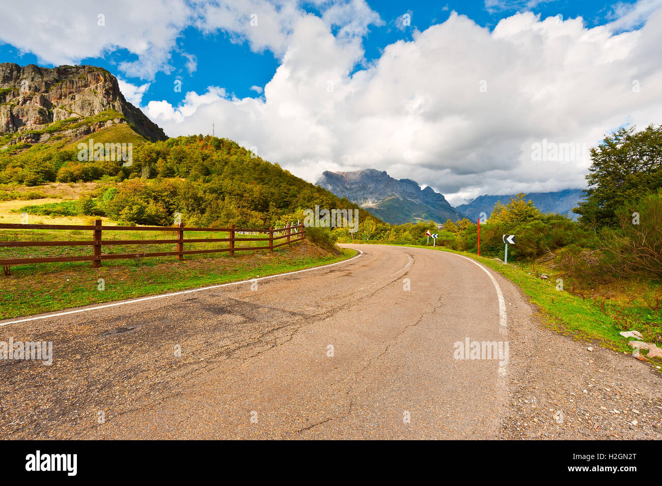 Winding Road Stock Photo - Alamy