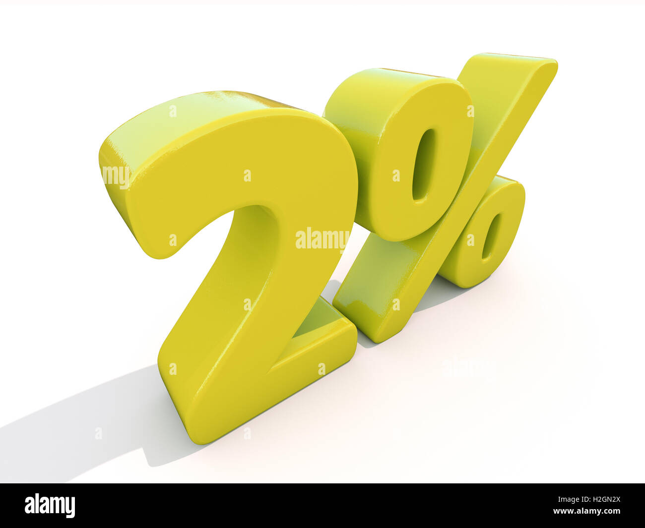 Percentage rate icon on a white background Stock Photo - Alamy
