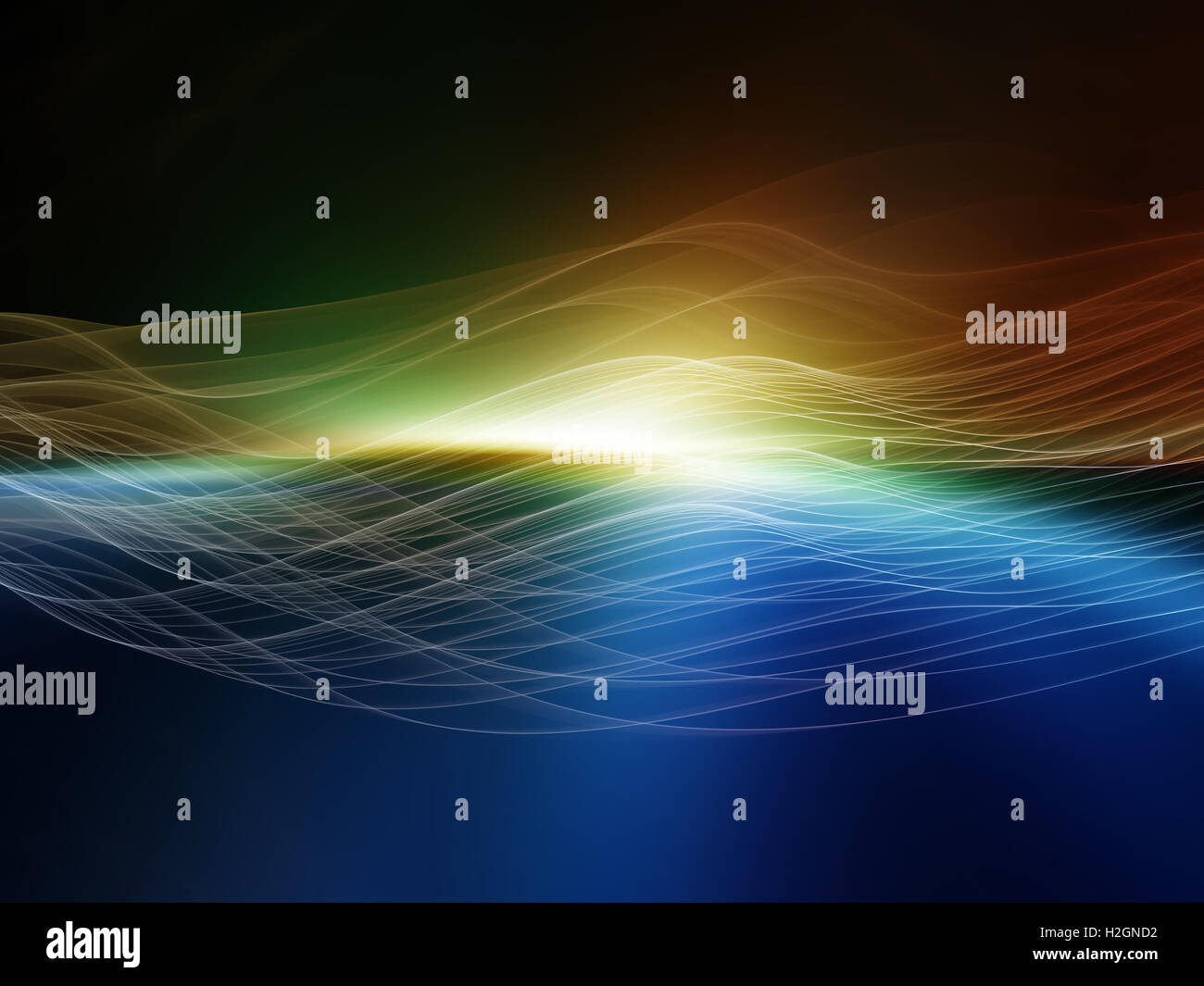 Realms of Fractal Waves Stock Photo - Alamy