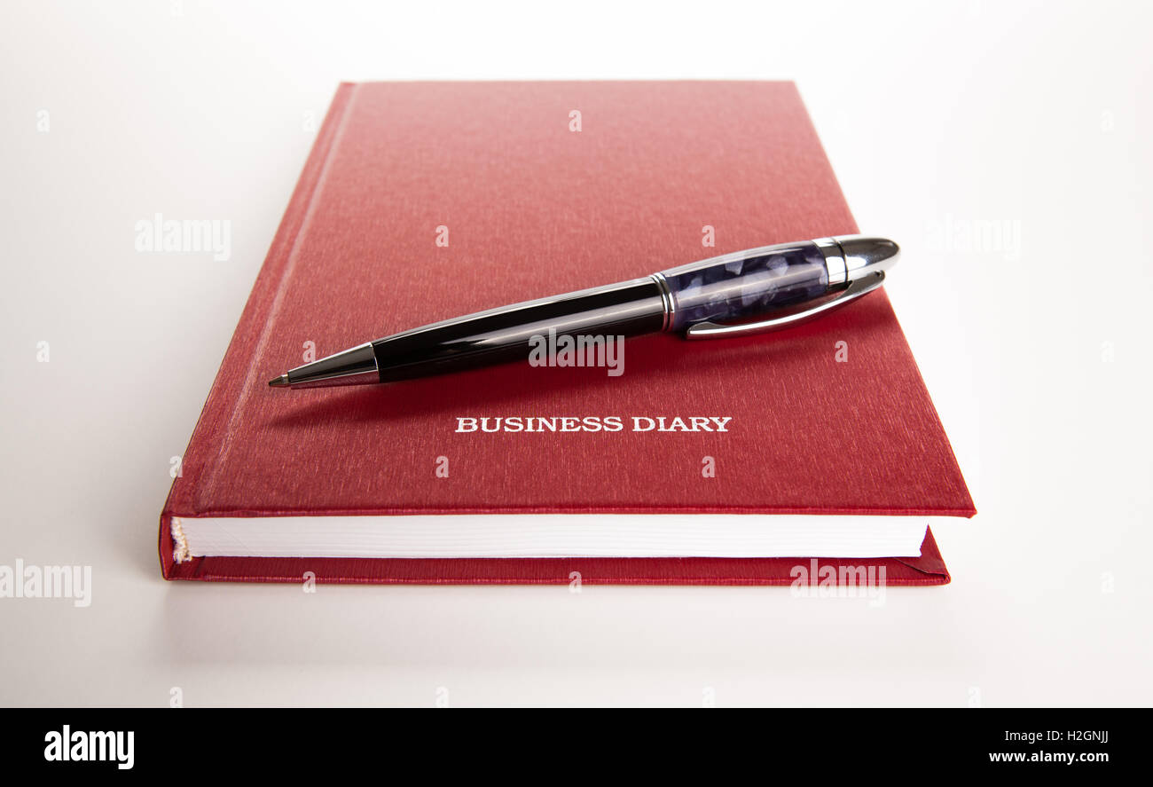 Business diary hi-res stock photography and images - Alamy