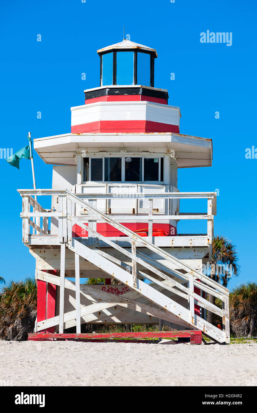 famous lifeguard house Stock Photo - Alamy