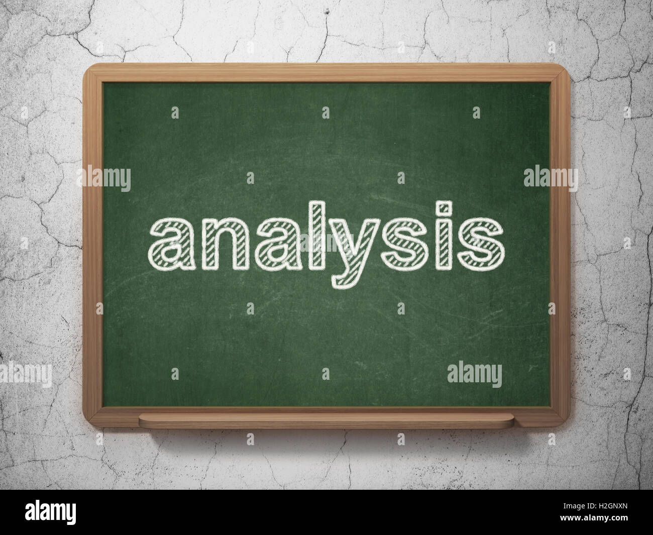 Marketing concept: Analysis on chalkboard background Stock Photo - Alamy