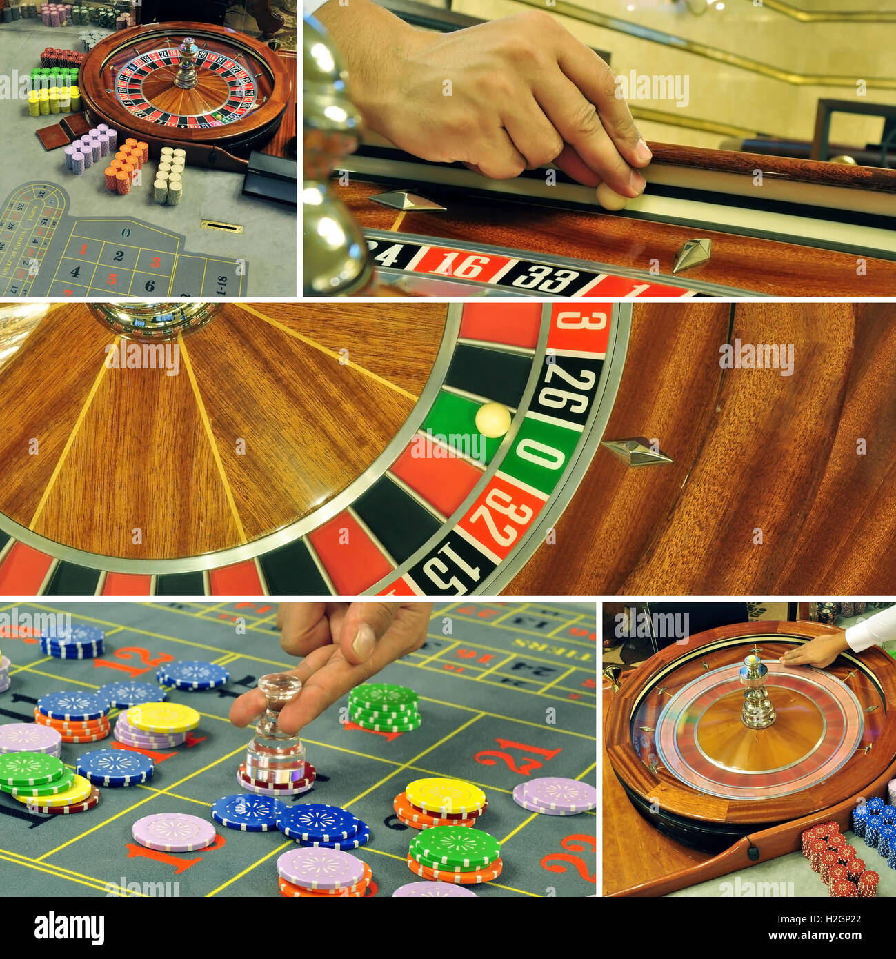 Casino collage hi-res stock photography and images - Alamy