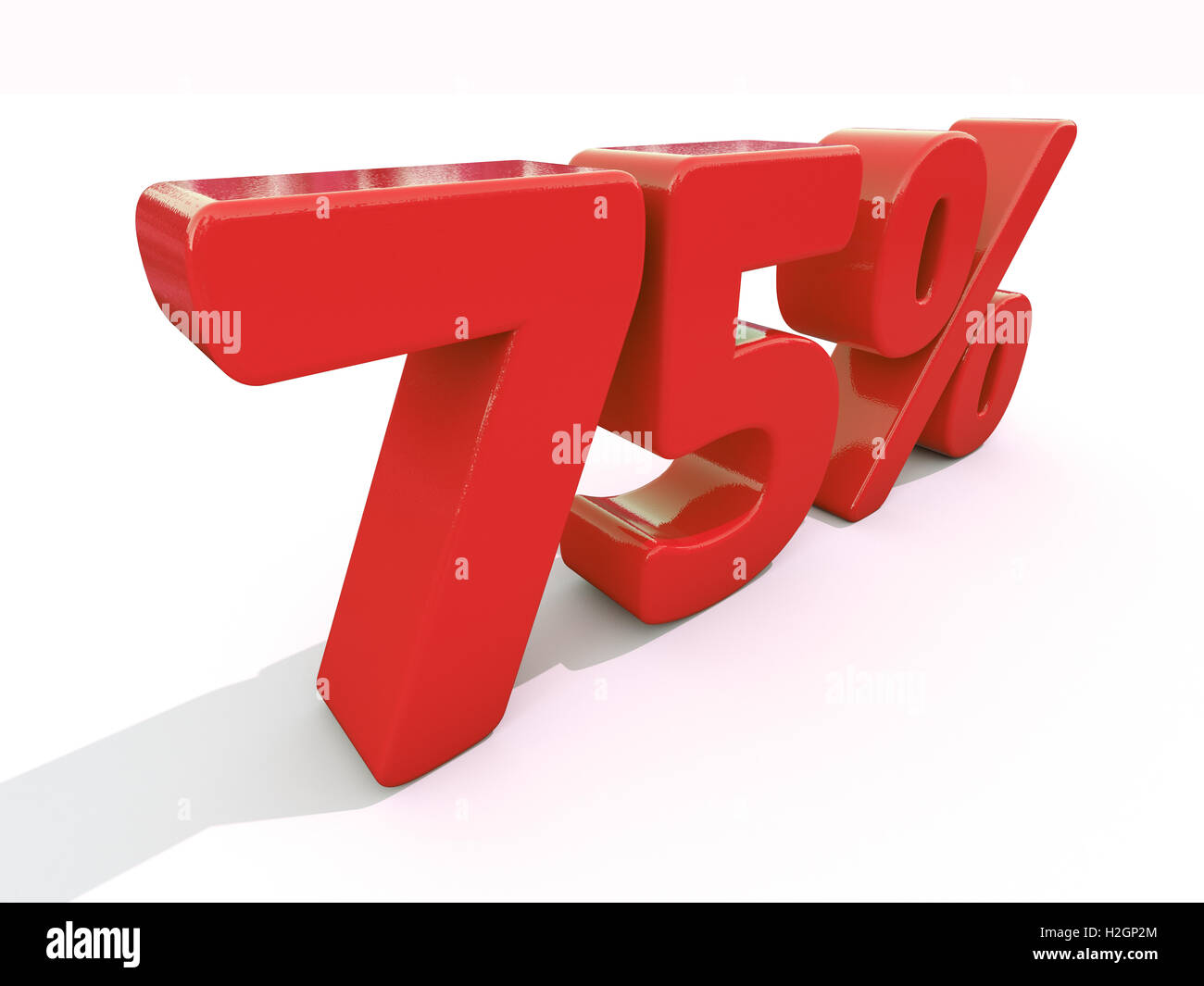 Percentage rate icon on a white background Stock Photo - Alamy