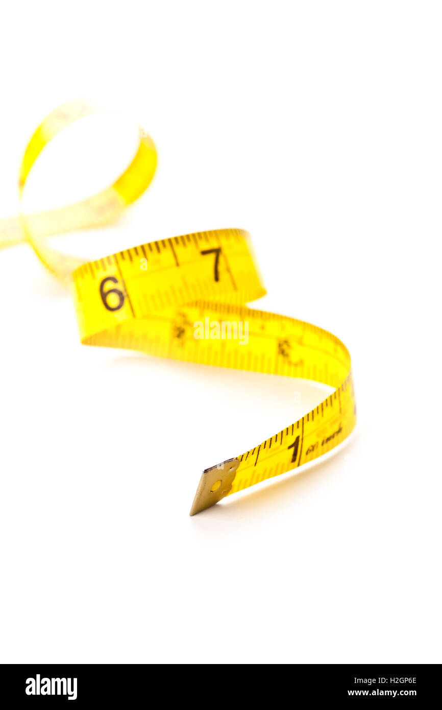 yellow measuring tape Stock Photo - Alamy