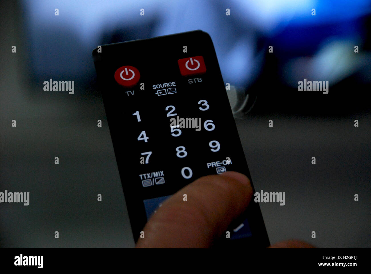Television remote control Stock Photo - Alamy