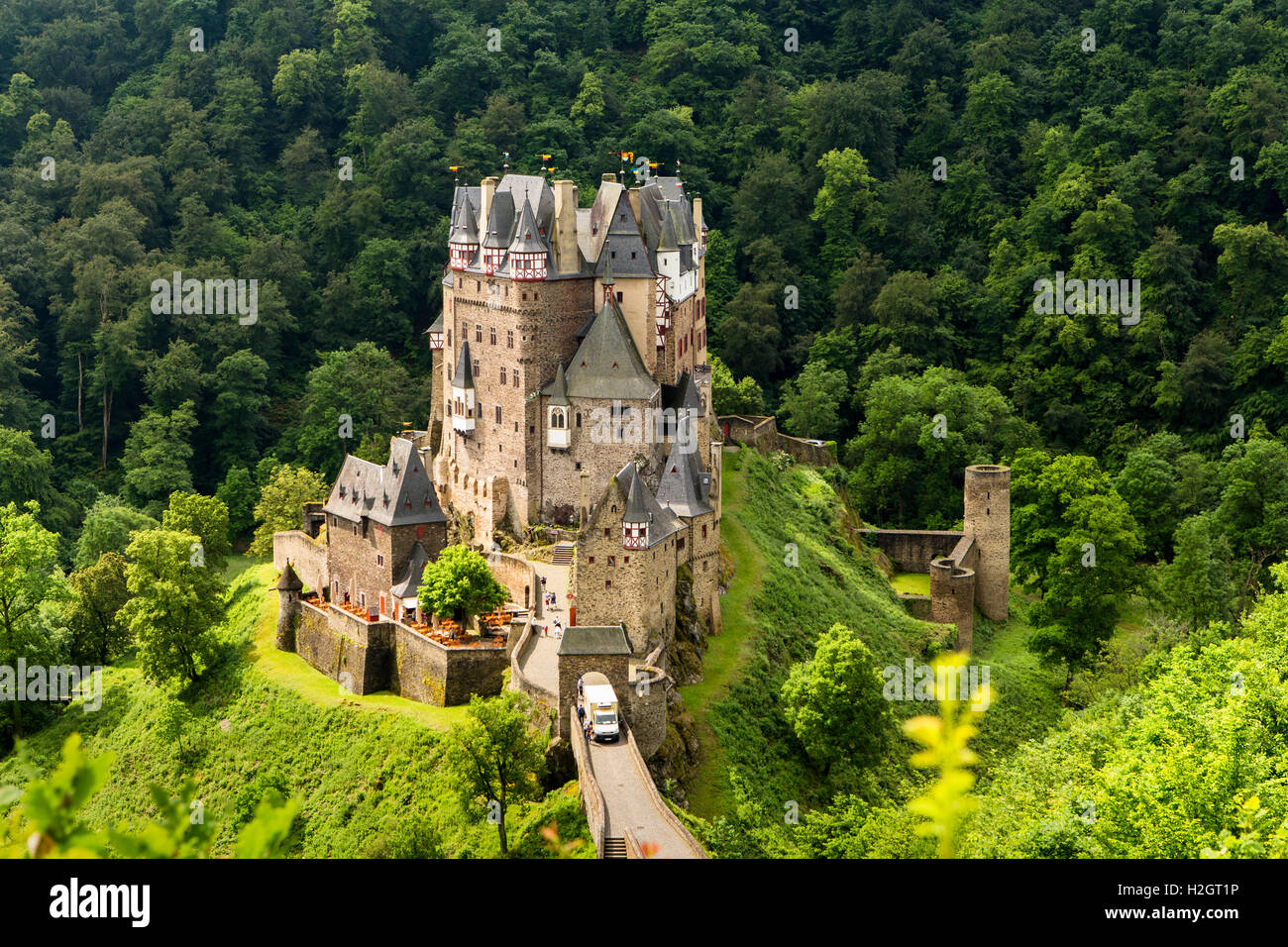 Eltz Castle, Wierschem, Münstermaifeld, Rhineland-Palatinate, Germany ...