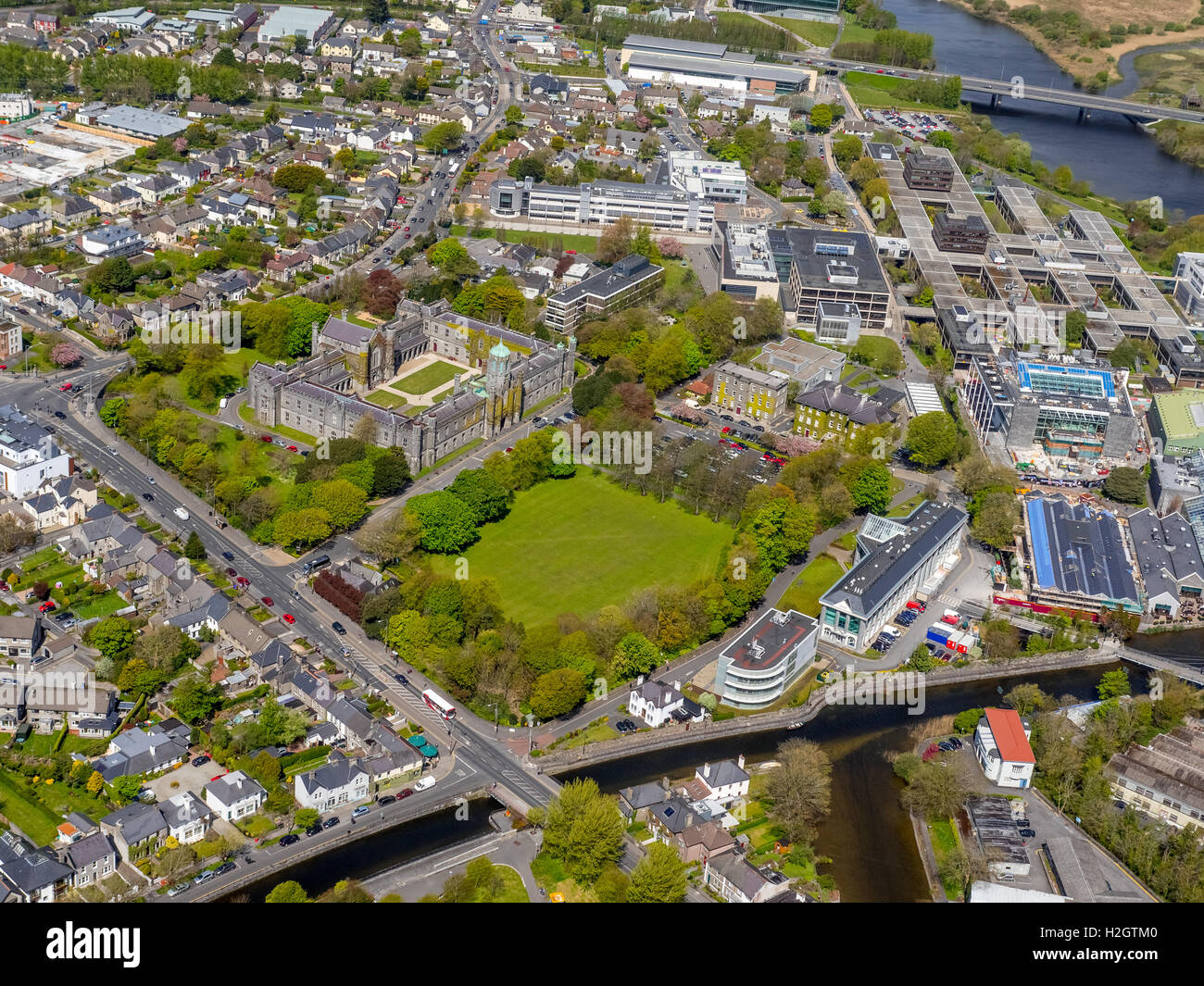 National University of Ireland, NUI, campus, quadrangle, Galway, County ...