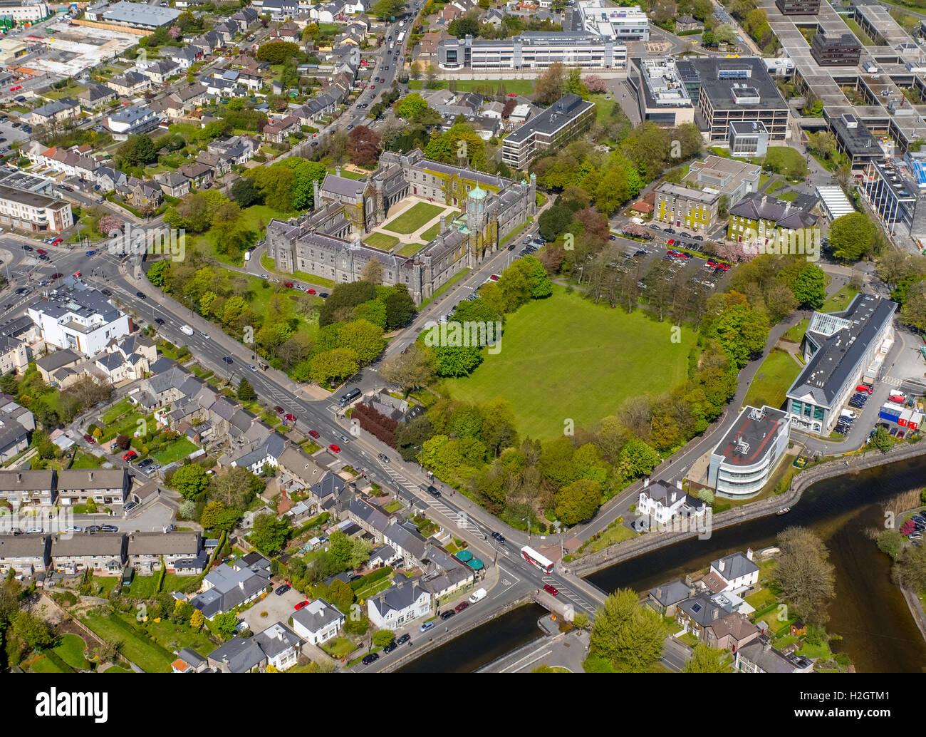 National University of Ireland, NUI, campus, quadrangle, Galway, County ...