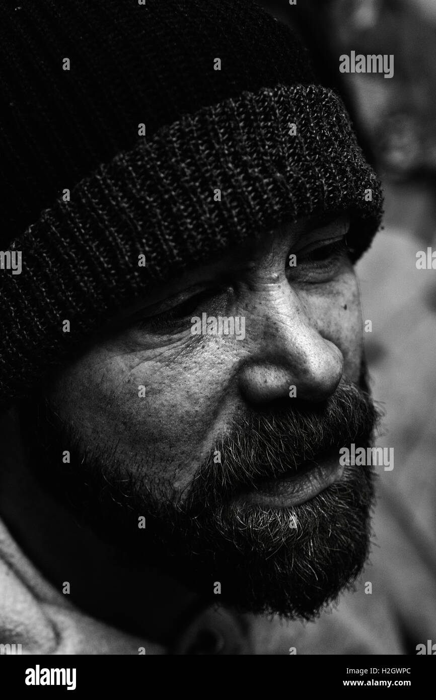 A portrait of a local sea captain Stock Photo - Alamy