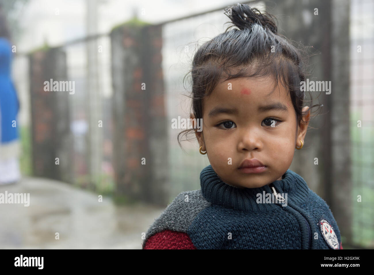 Nepal baby child eyes hi-res stock photography and images - Alamy