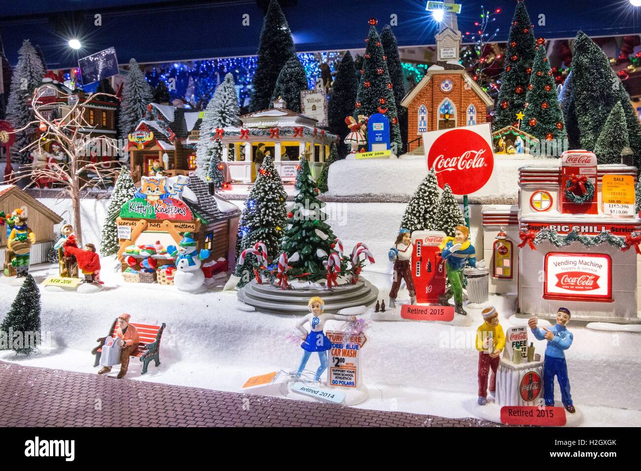 Inside the world famous Bronner's CHRISTmas Wonderland, Frankenmuth, Michigan, USA, Aug. 17 ...