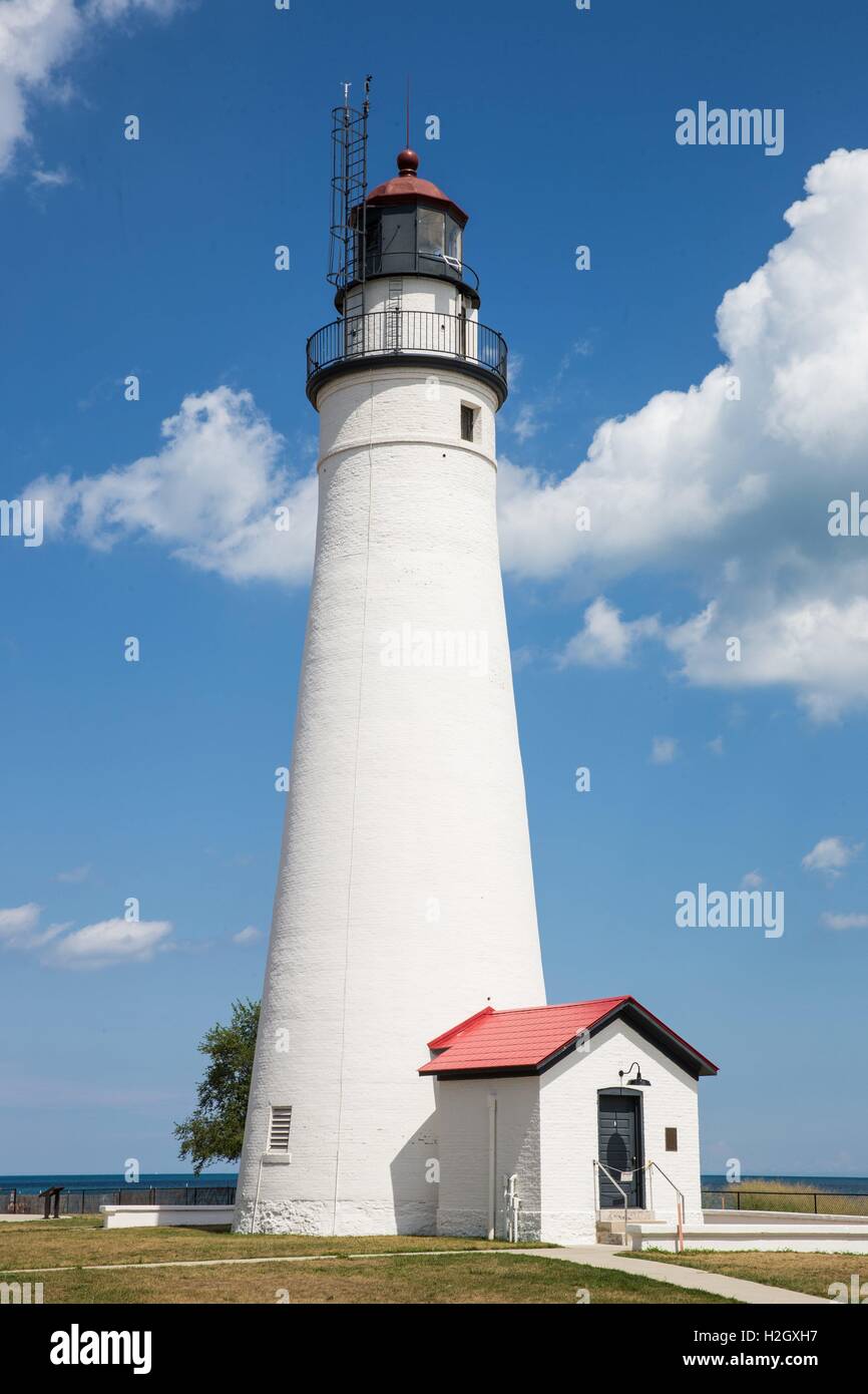 Michigan's very first lighthouse: Fort Gratiot Lighthouse ( height 26m ...