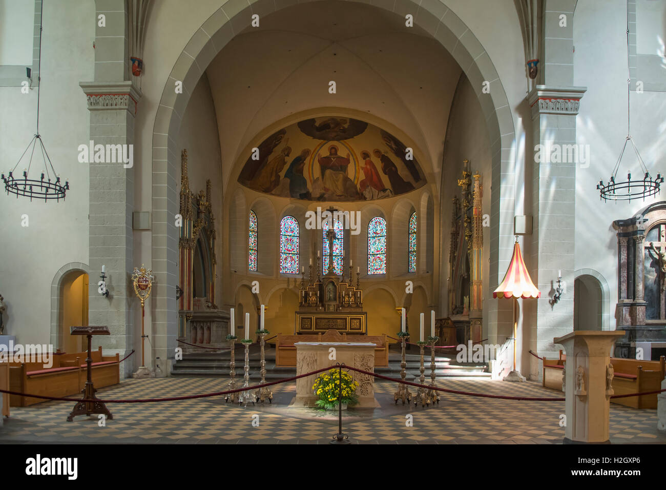 Altar in Basilica of St Castor, Koblenz, Germany Stock Photo - Alamy