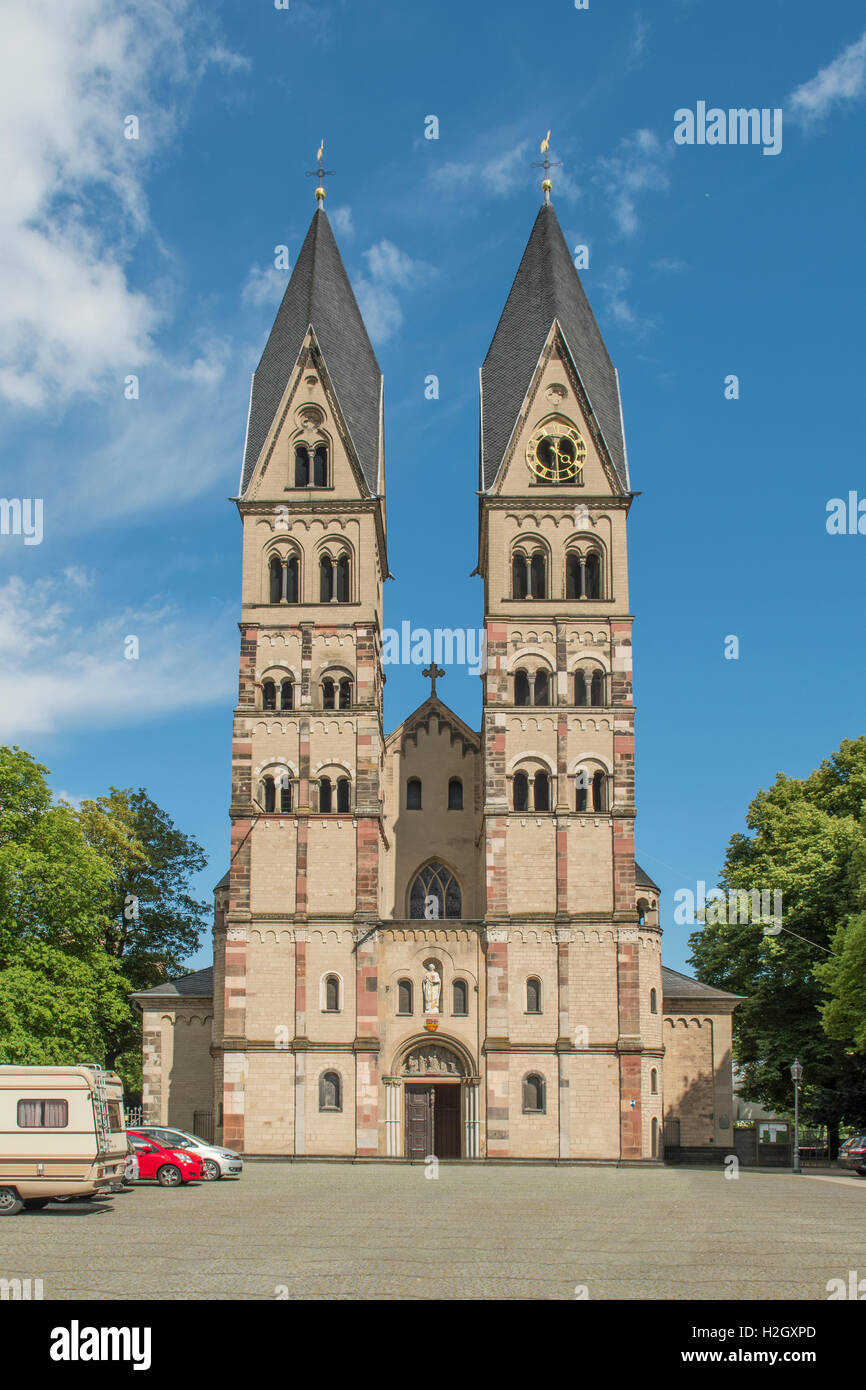 Basilica of St Castor, Koblenz, Germany Stock Photo - Alamy