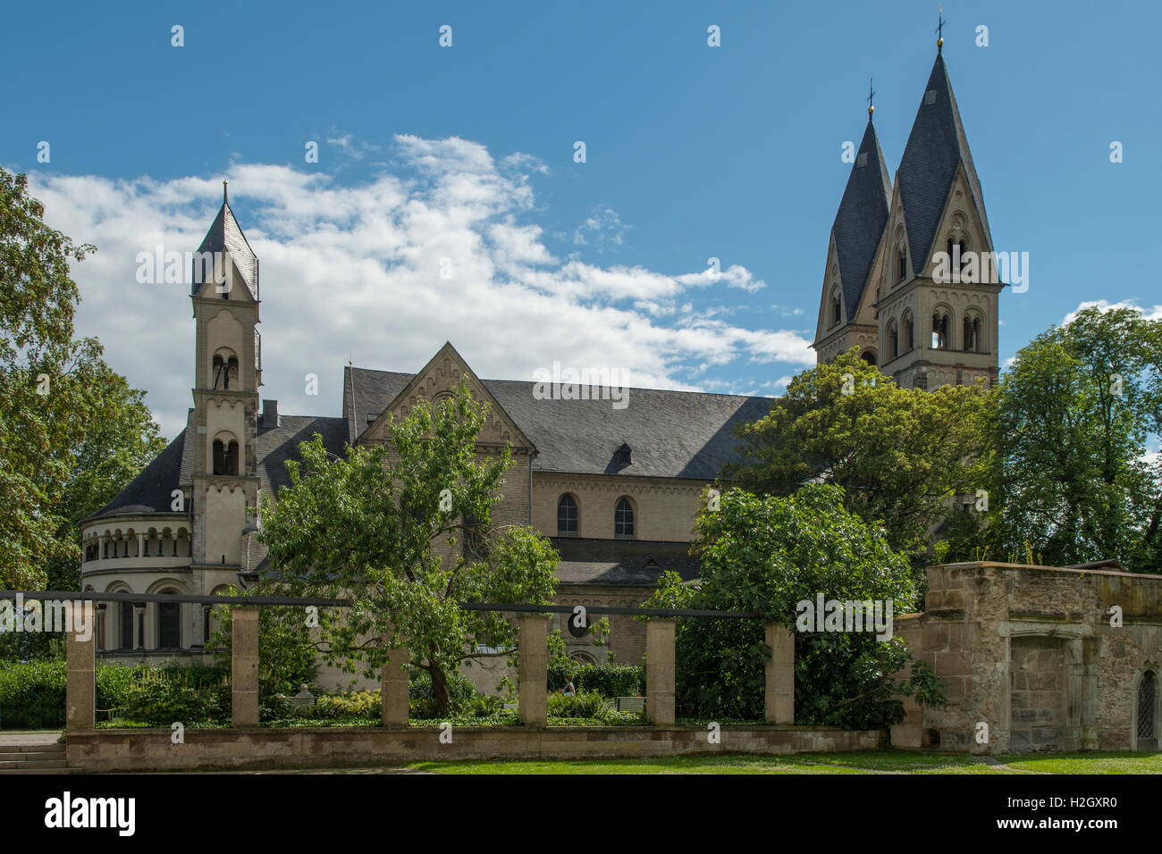 Basilica of St Castor, Koblenz, Germany Stock Photo - Alamy