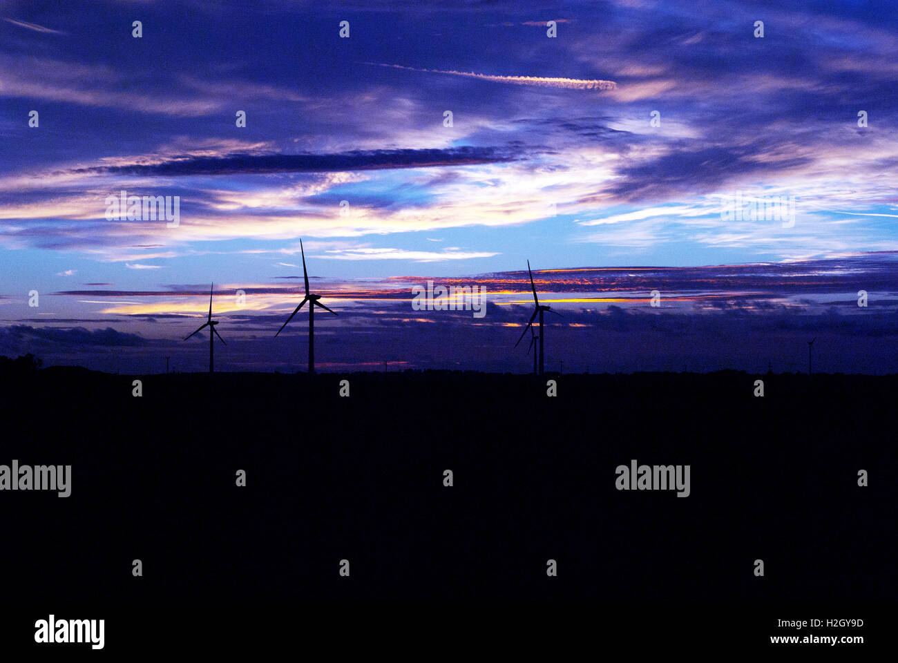 Autumn wind turbine hi-res stock photography and images - Alamy