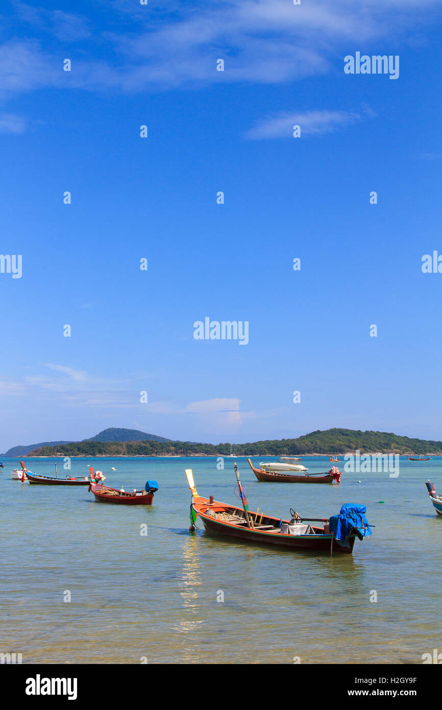 Long tailed boat Ruea Hang Yao in Phuket Thailand Stock Photo - Alamy