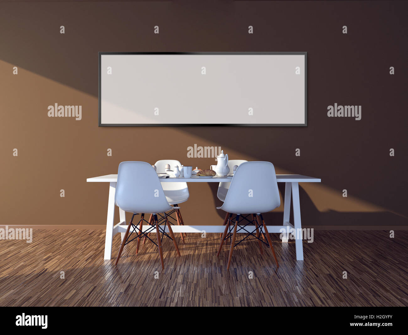 Put your creation on this empty area. 3D illustration Stock Photo - Alamy