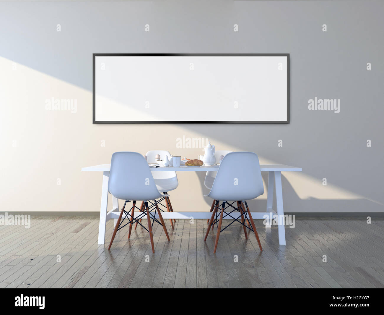 Put your creation on this empty area. 3D illustration Stock Photo - Alamy